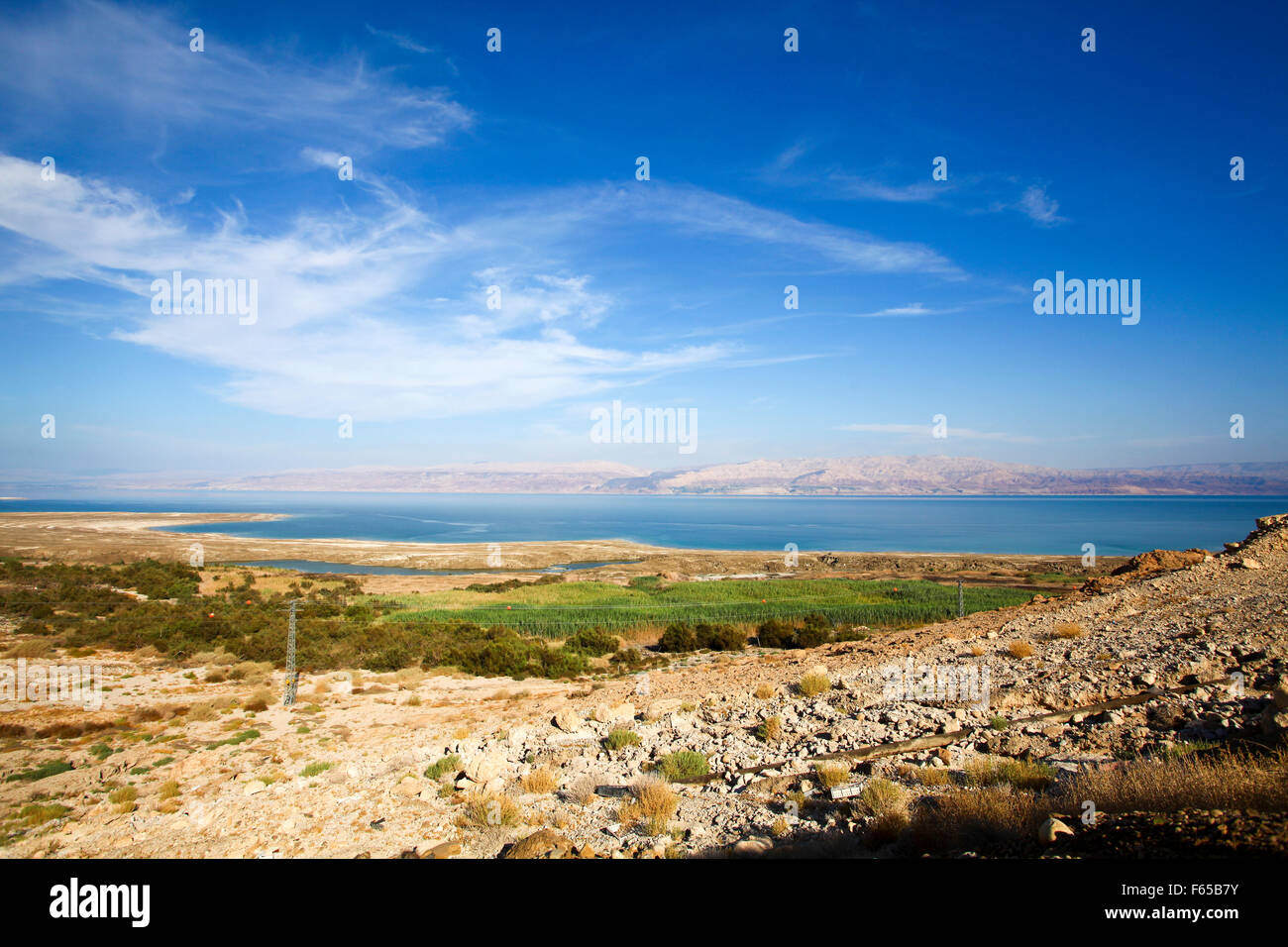 View of the Dead Sea, Israel Stock Photo - Alamy