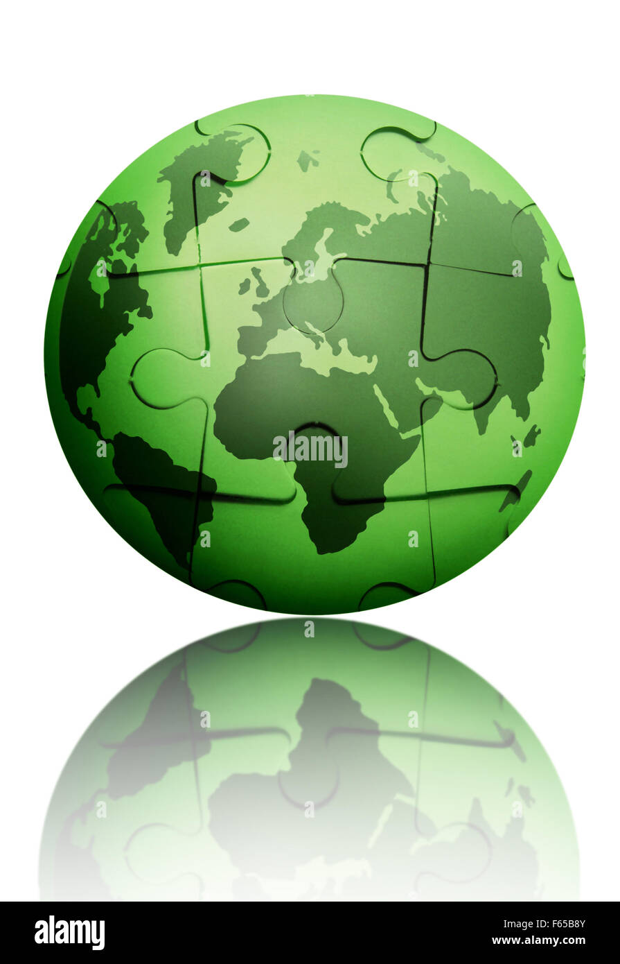 Jigsaw puzzle world map hi-res stock photography and images - Alamy