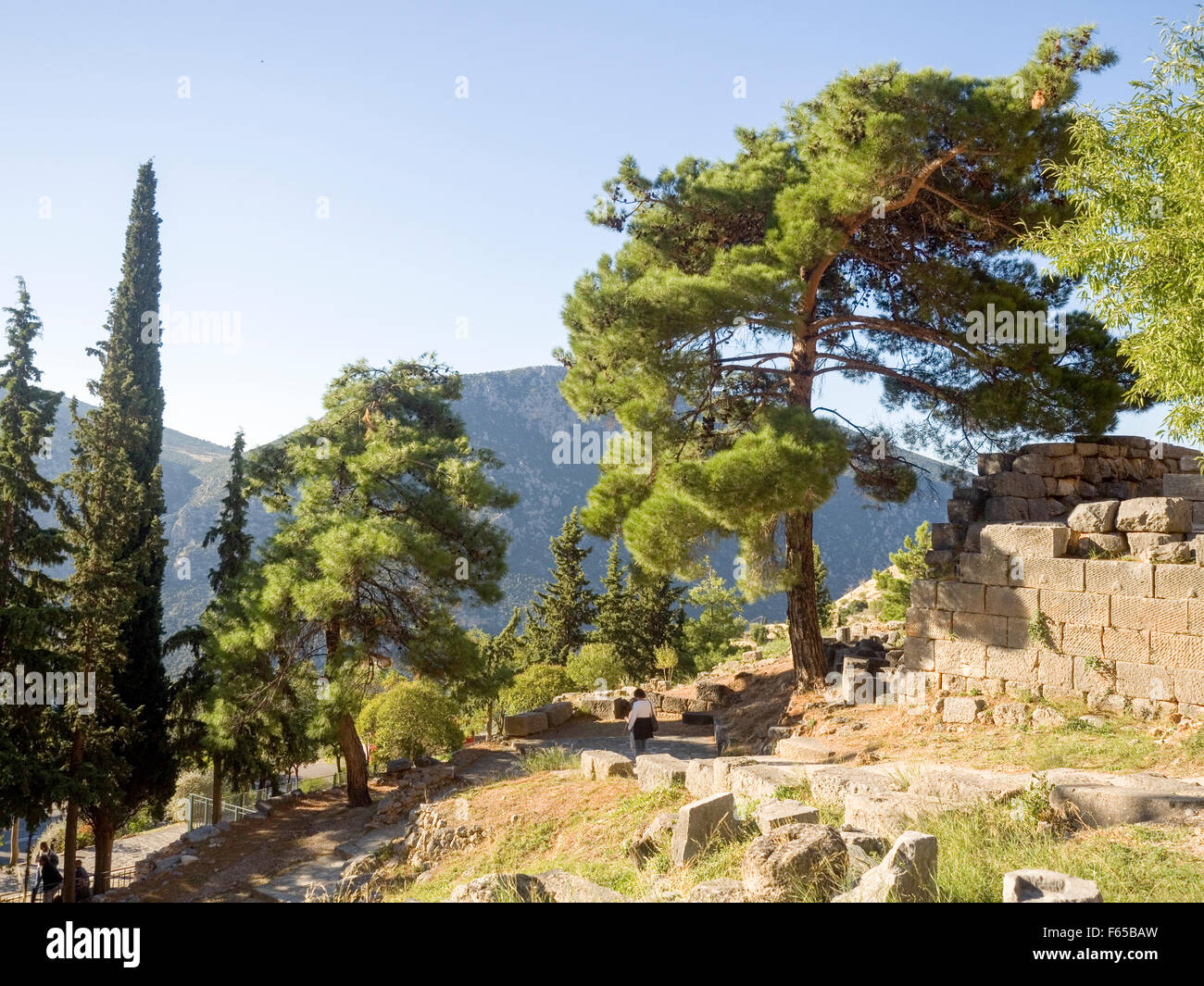 Greece, Delphi Landscape Stock Photo - Alamy