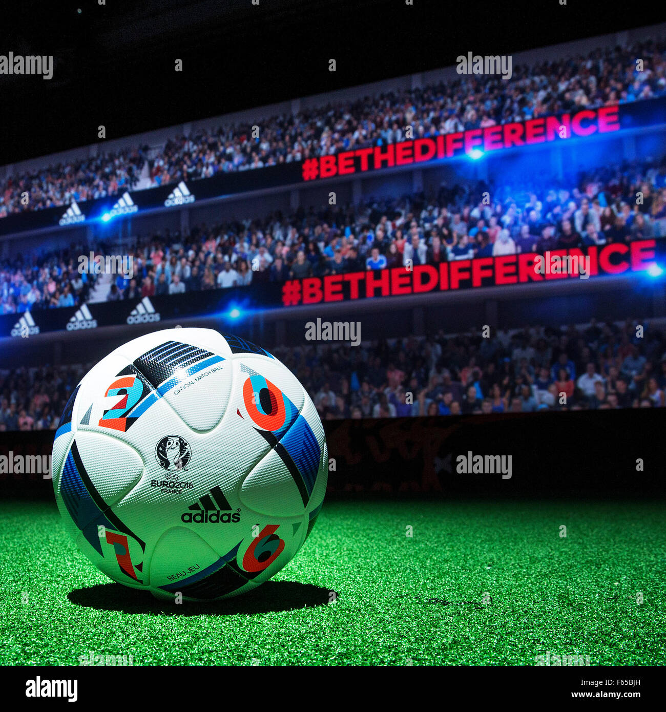 Paris, France. 11th November, 2015. UEFA presents the official ...