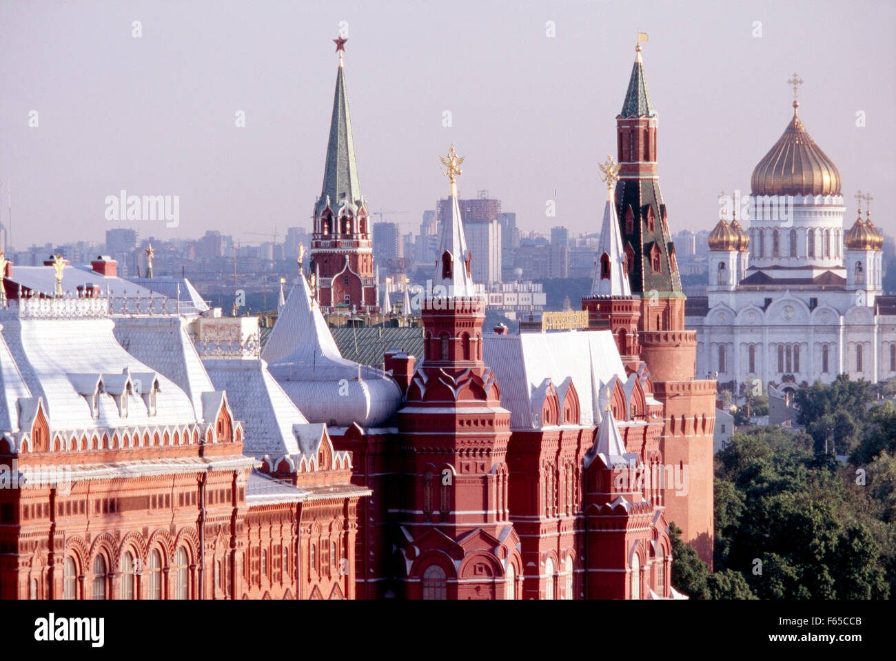 View of Moscow Kremlin Fortress, Moscow, Russia Stock Photo - Alamy