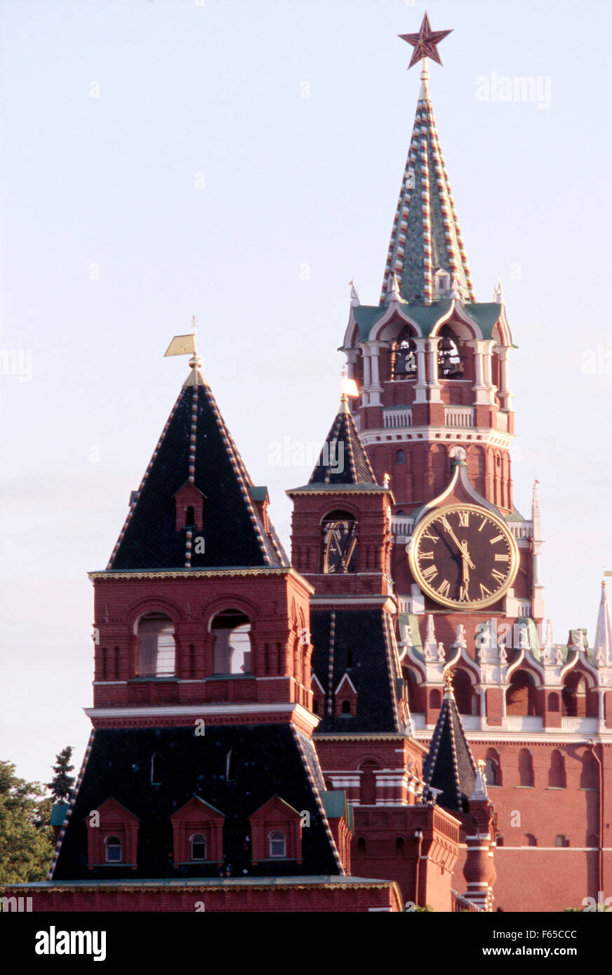 View of Moscow Kremlin Fortress, Moscow, Russia Stock Photo - Alamy