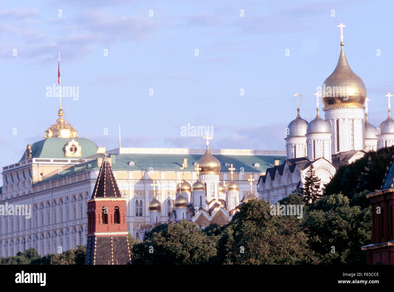 View of Moscow Kremlin Fortress, Moscow, Russia Stock Photo - Alamy