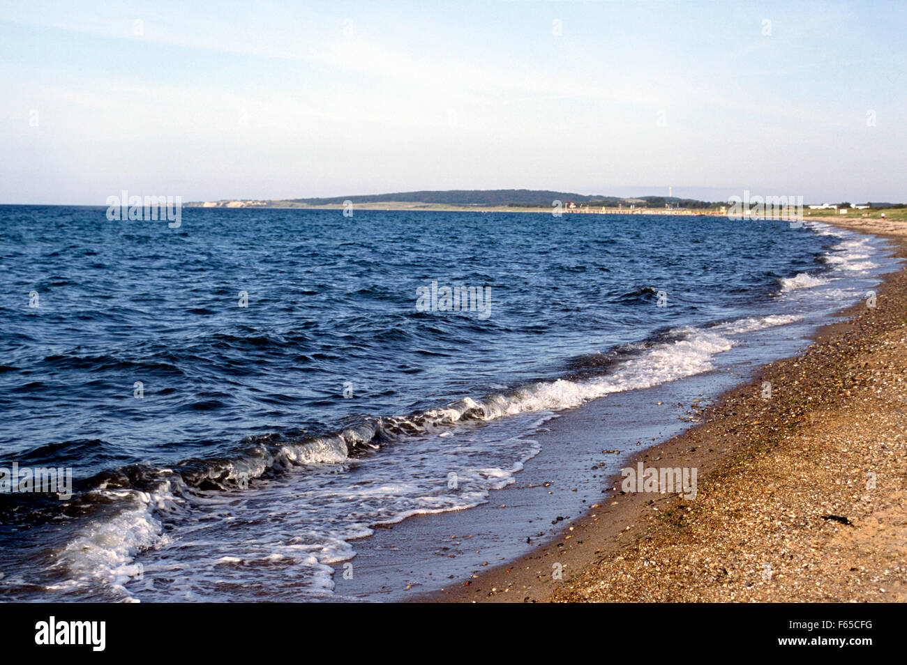 Ships moored on Baltic sea, blue sky Stock Photo - Alamy