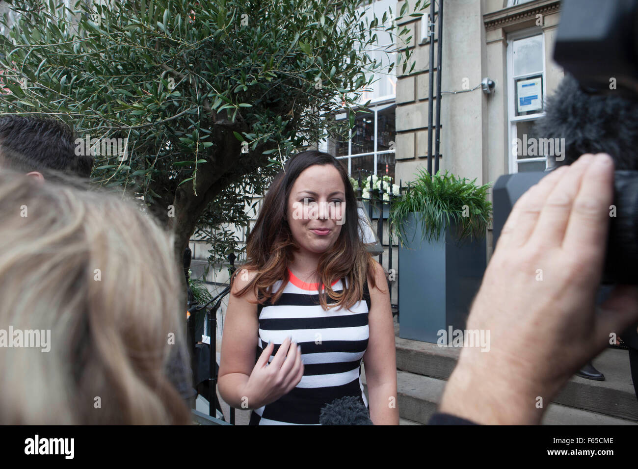 Edinburgh, UK. 12 November. George Clooney seen in Edinburgh. Heather ...