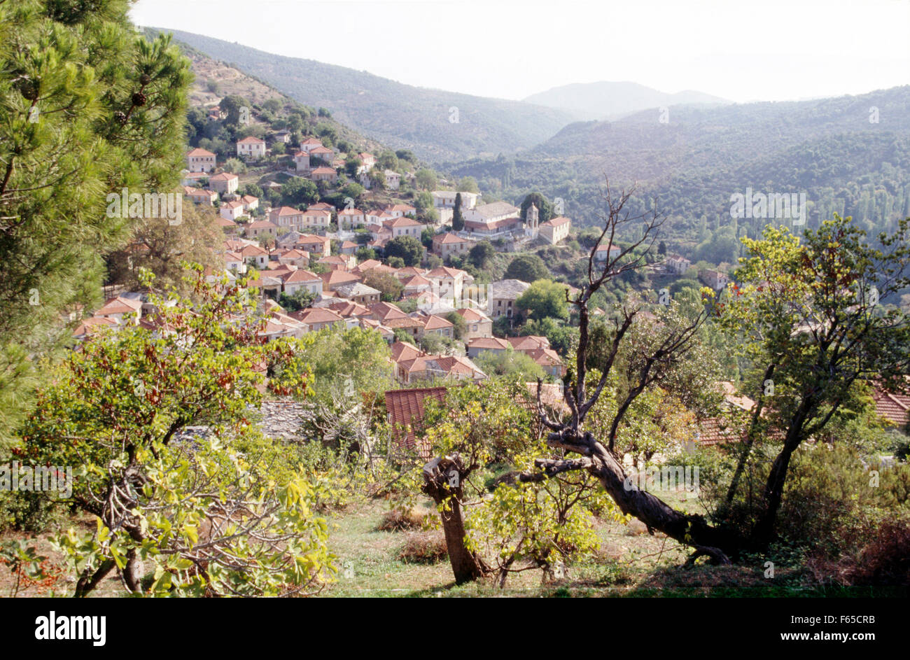 Pelion villages hi-res stock photography and images - Alamy