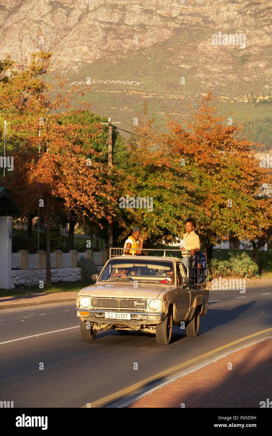 African men driving pick up car, South Africa Stock Photo - Alamy