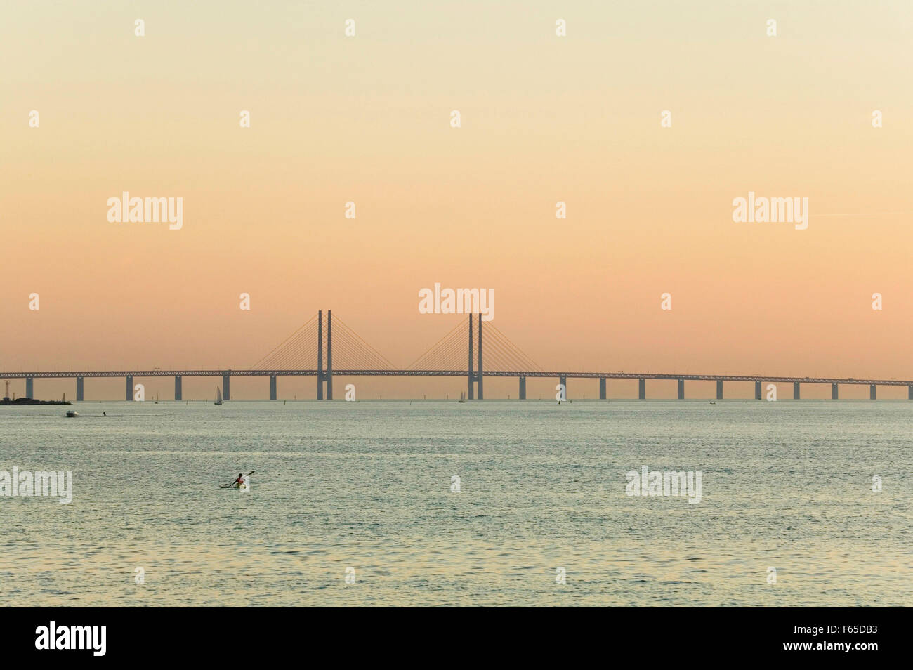 Denmark bridge sunset dawn hi-res stock photography and images - Alamy