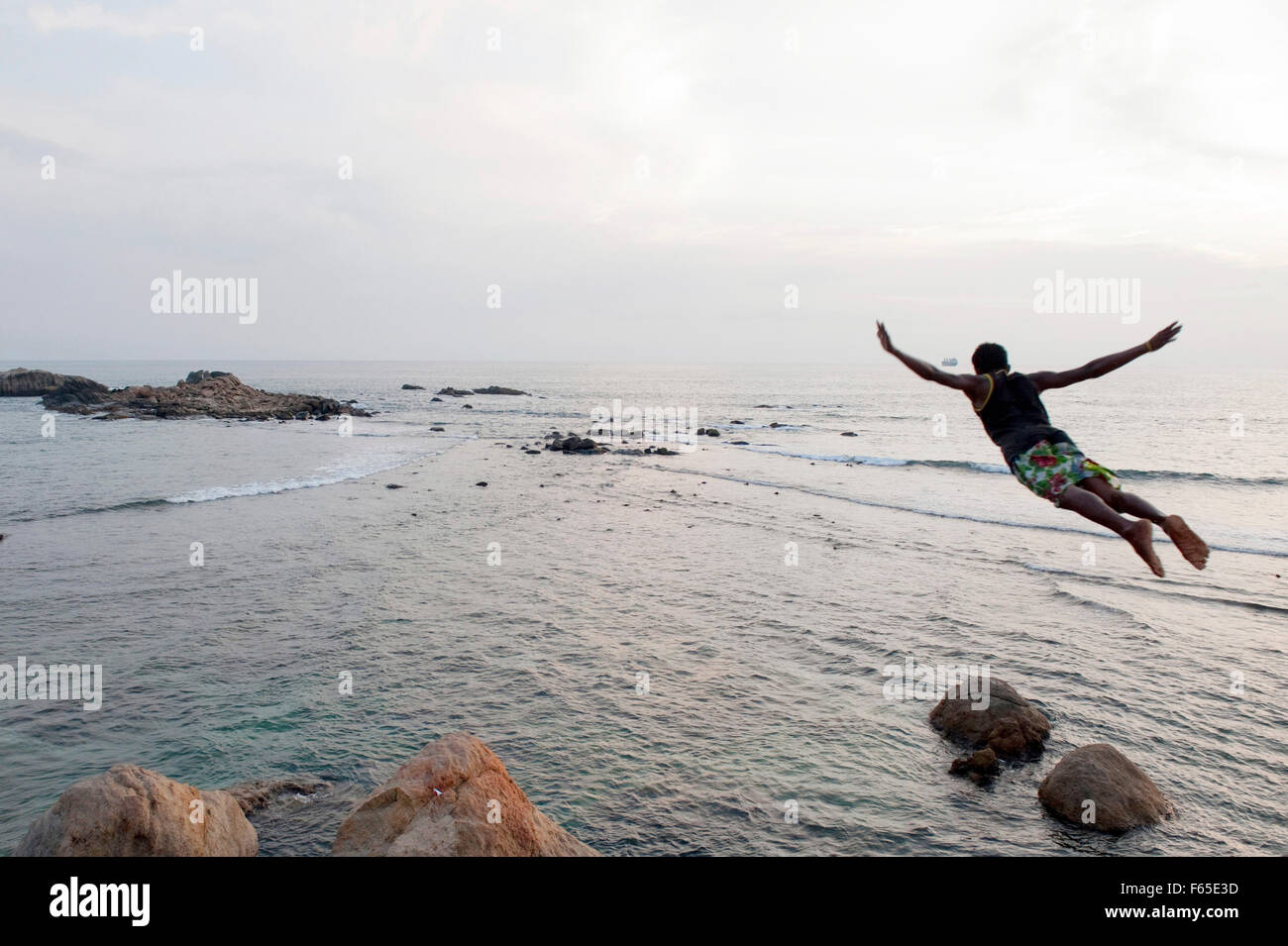 Indian man jumping hi-res stock photography and images - Alamy