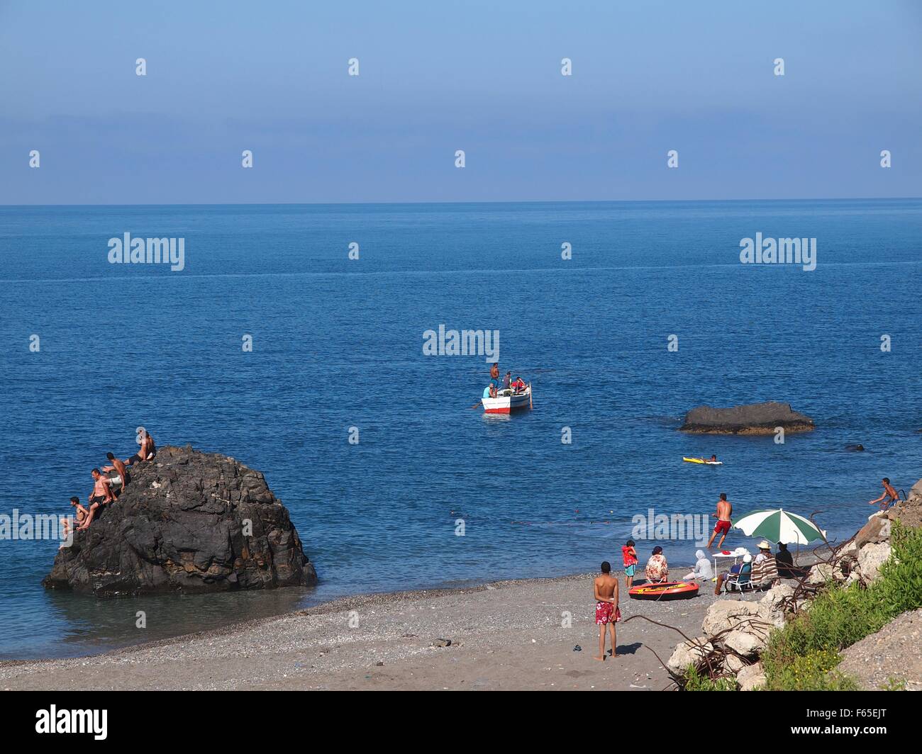 Morocco tetouan beach hi-res stock photography and images - Alamy