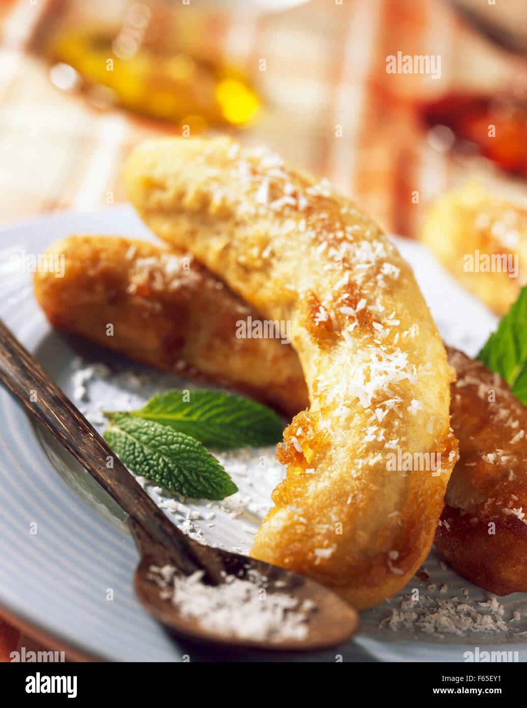 Creole-style fried bananas Stock Photo - Alamy