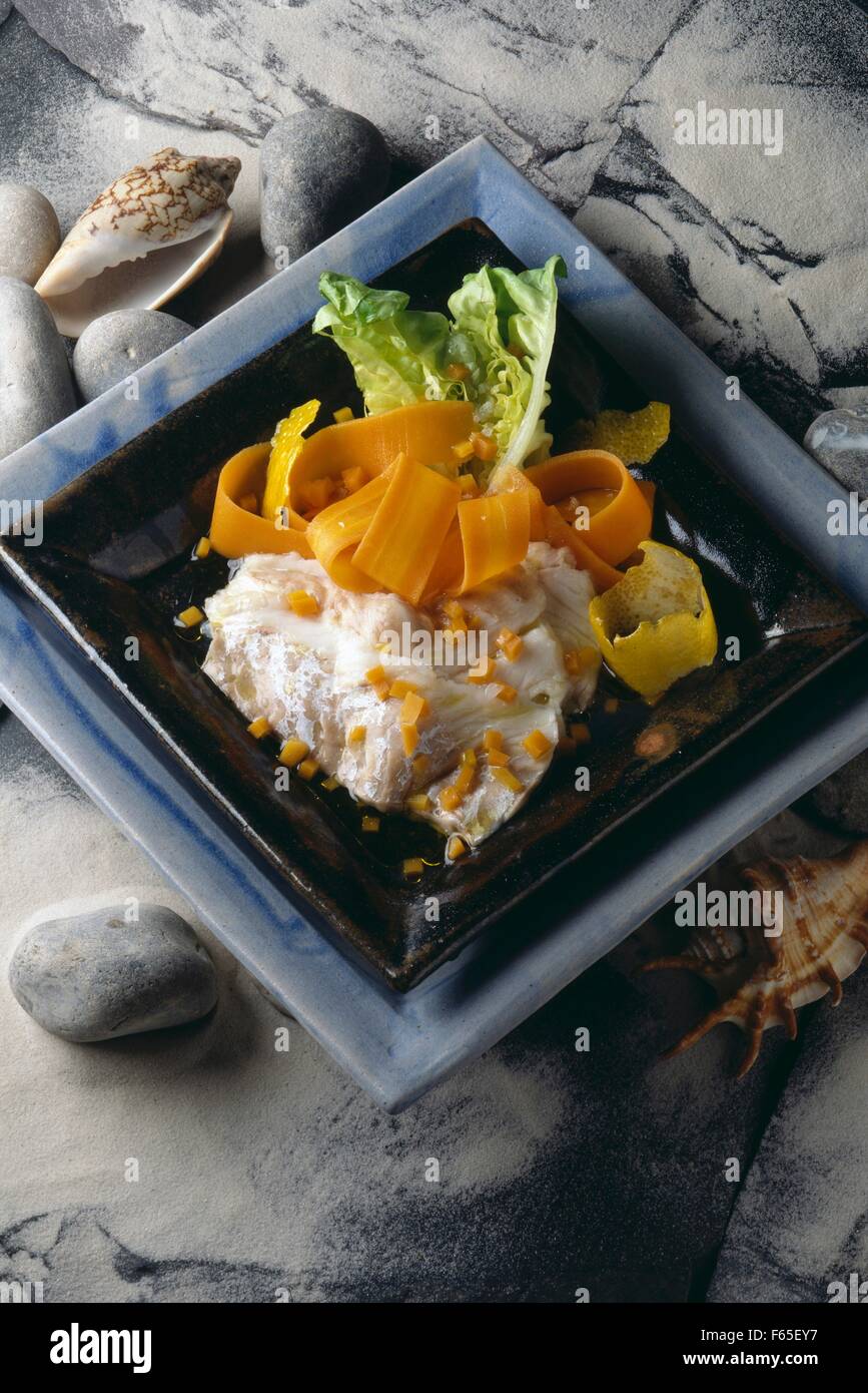 Cold cod salad Stock Photo - Alamy