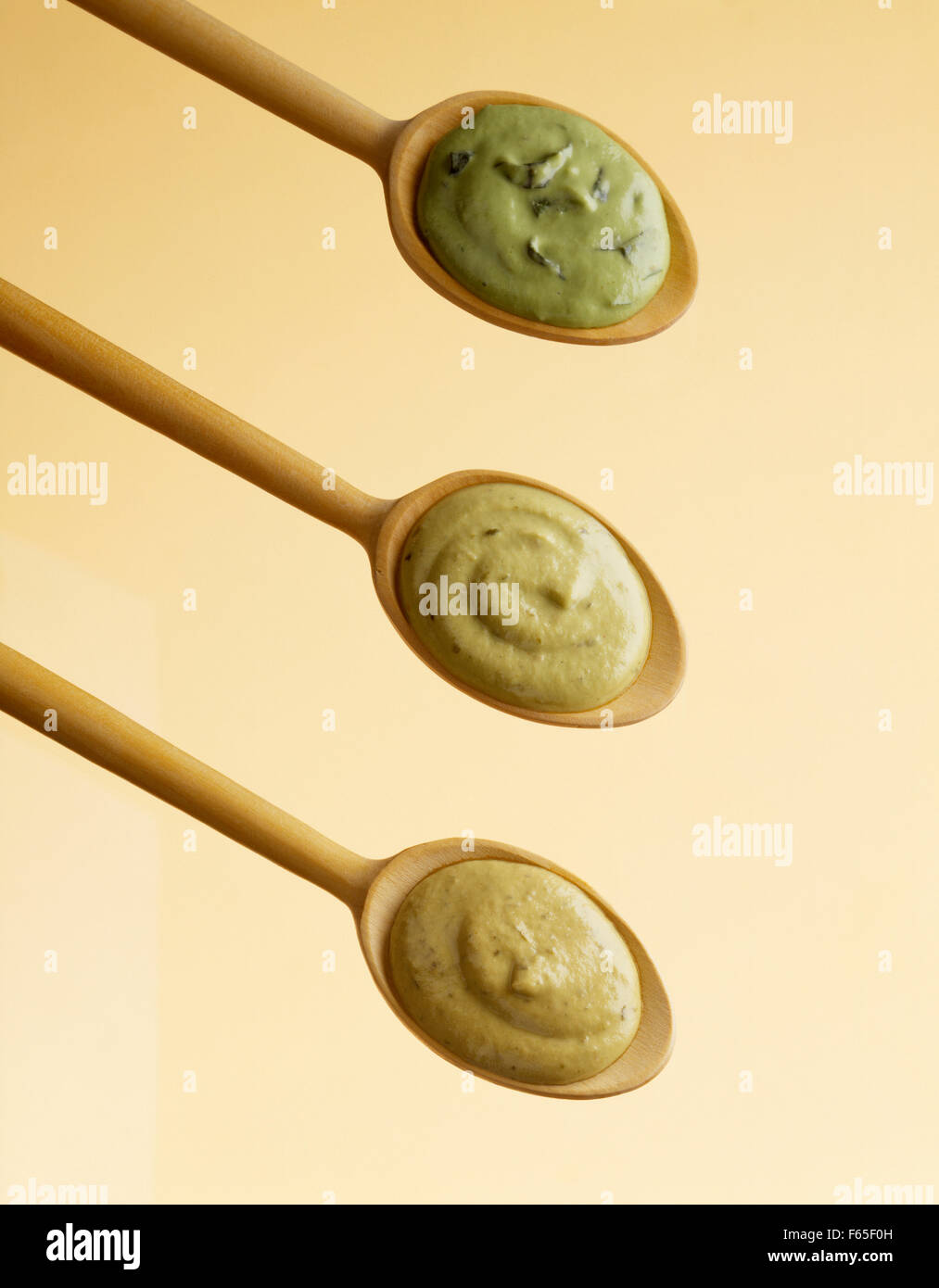 Selection of mustards Stock Photo - Alamy