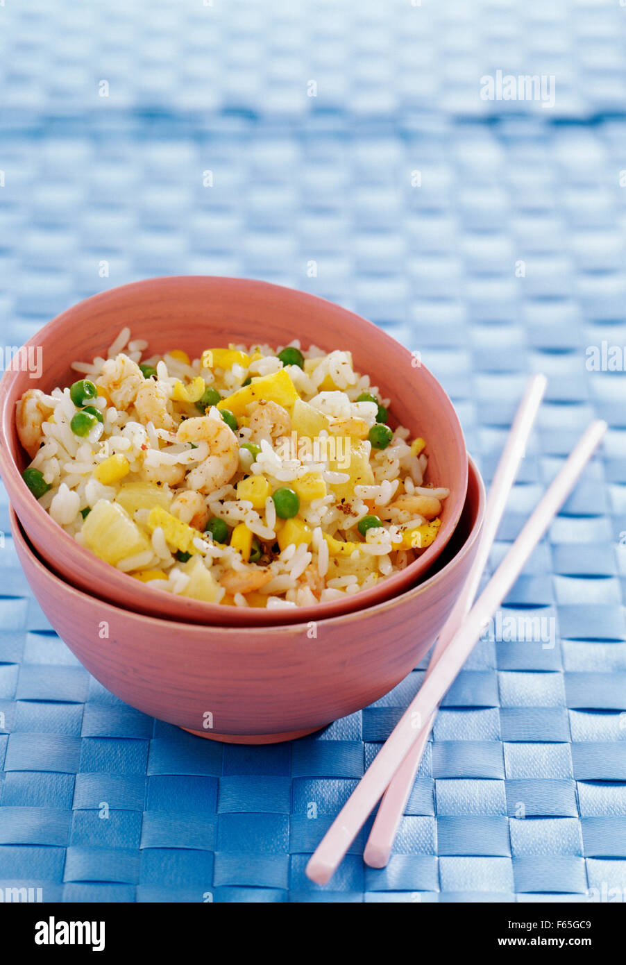 Fancy rice (topic :light diners Stock Photo - Alamy