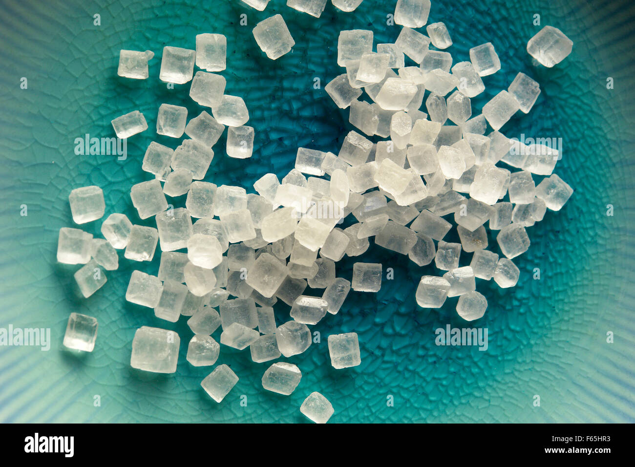 heap of tiny squares of white sugar Stock Photo - Alamy