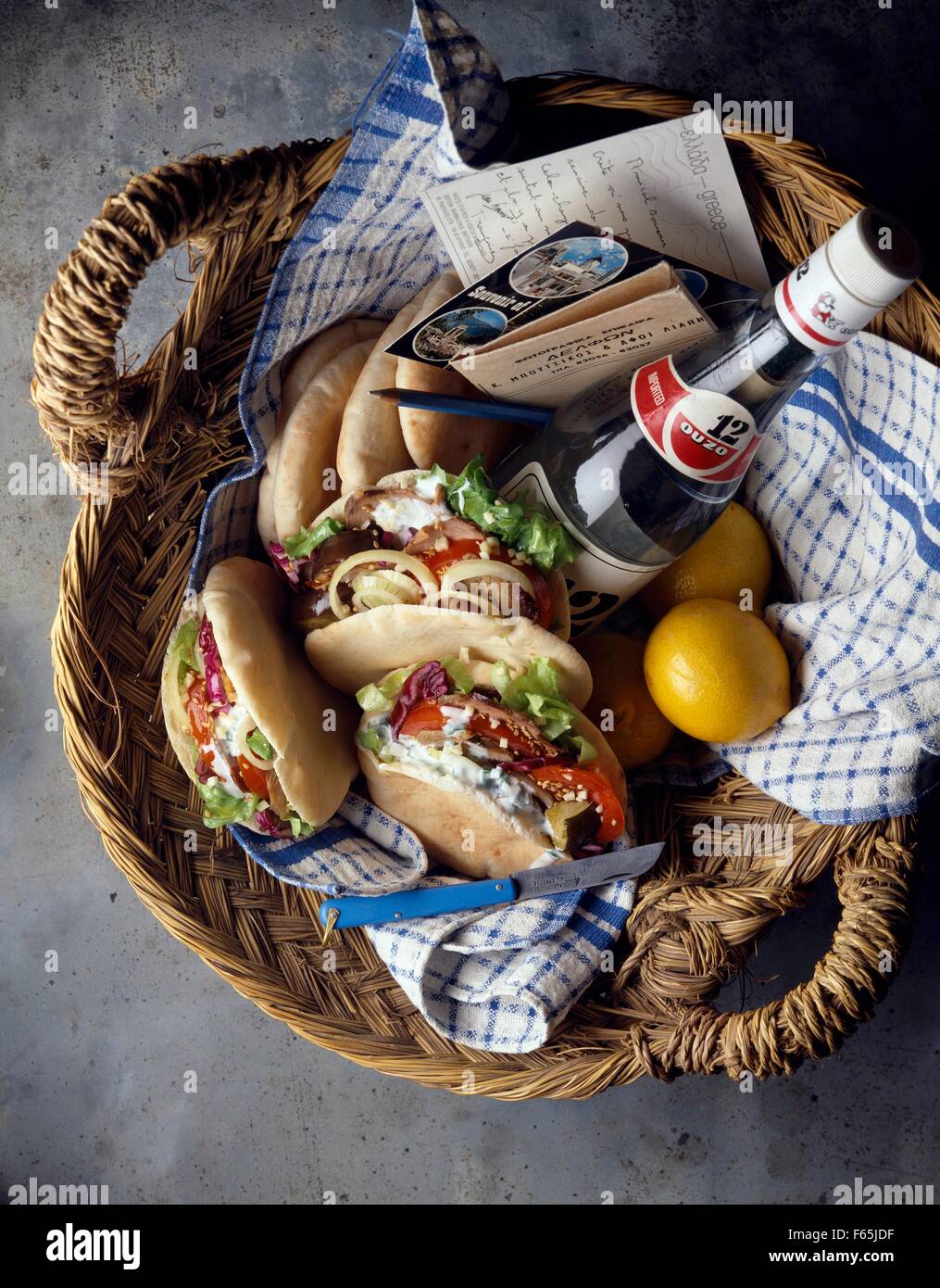 Greek alcohol hi-res stock photography and images - Alamy