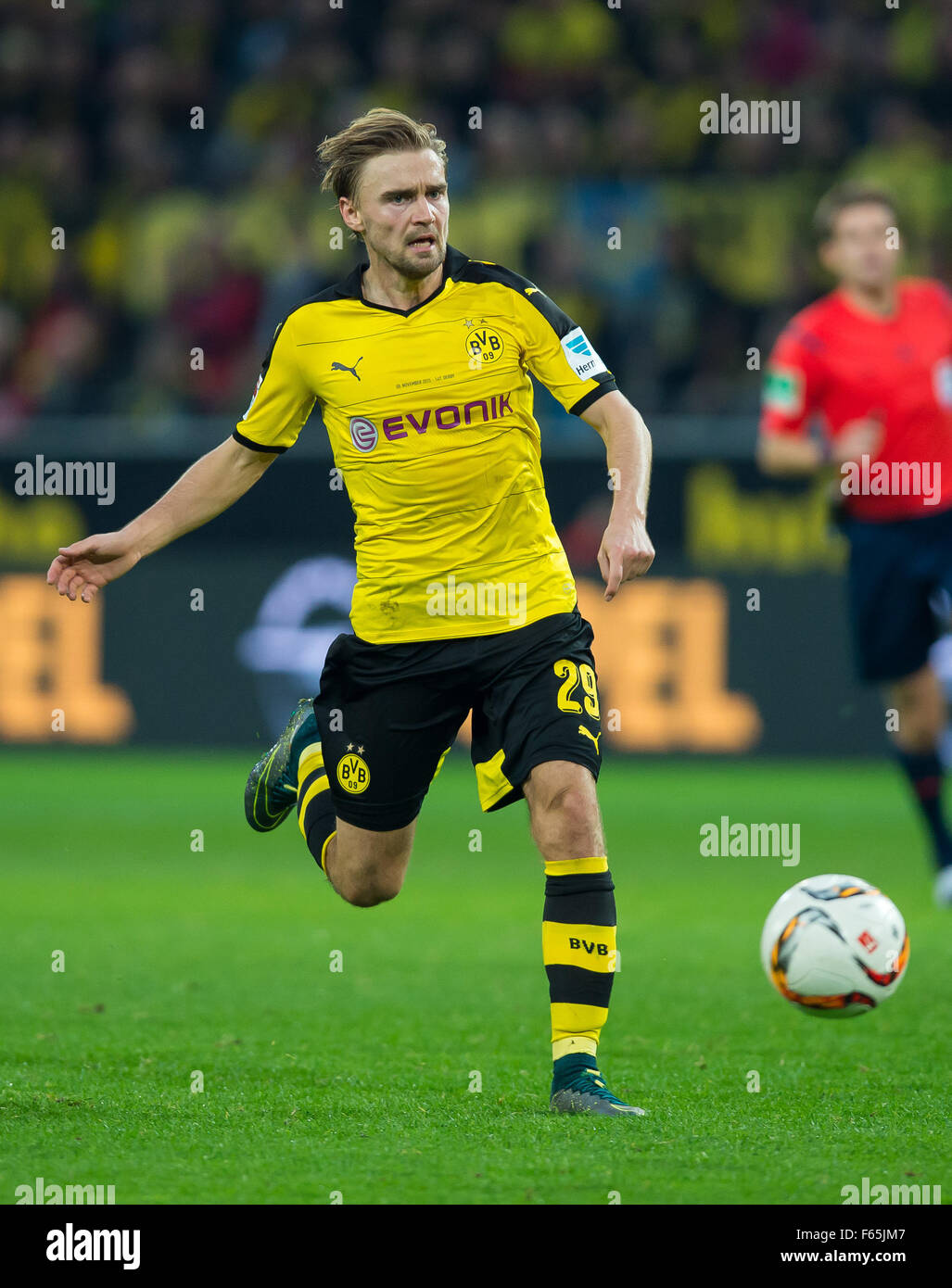 Dortmund, Germany. 08th Nov, 2015. Dortmund's Marcel Schmelzer in ...