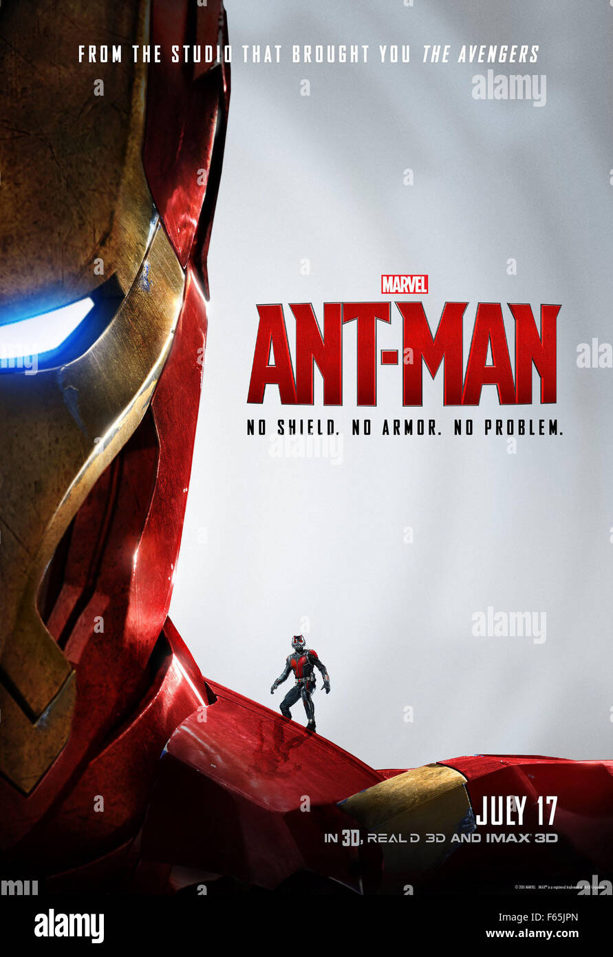 Ant-Man Year : 2015 USA Director : Peyton Reed Movie poster (USA Stock Photo - Alamy