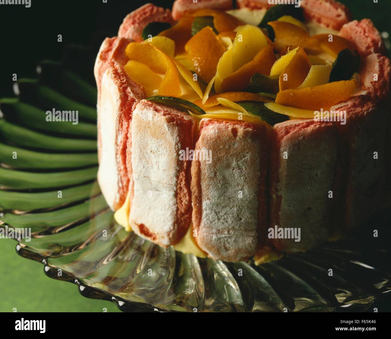 Christmas citrus fruit Charlotte Stock Photo - Alamy