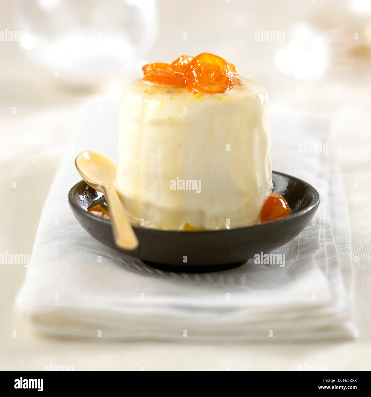 parfait cream mousse Stock Photo - Alamy