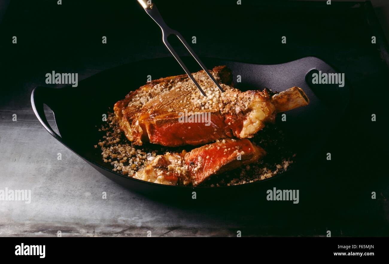 cut beef chop Stock Photo - Alamy
