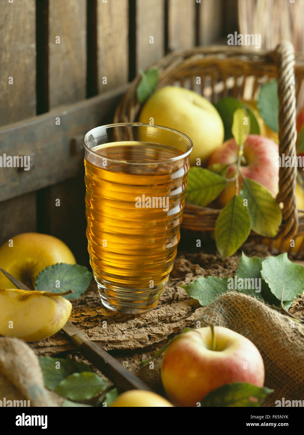 glass of cider Stock Photo - Alamy