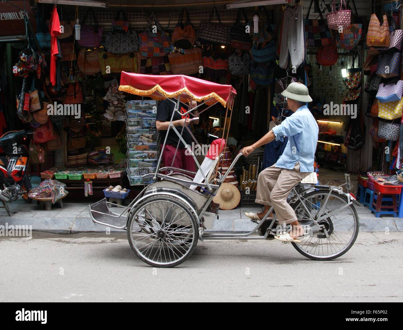 Cycle rickshaw. Hanoi, Vietnam, Asia Stock Photo - Alamy