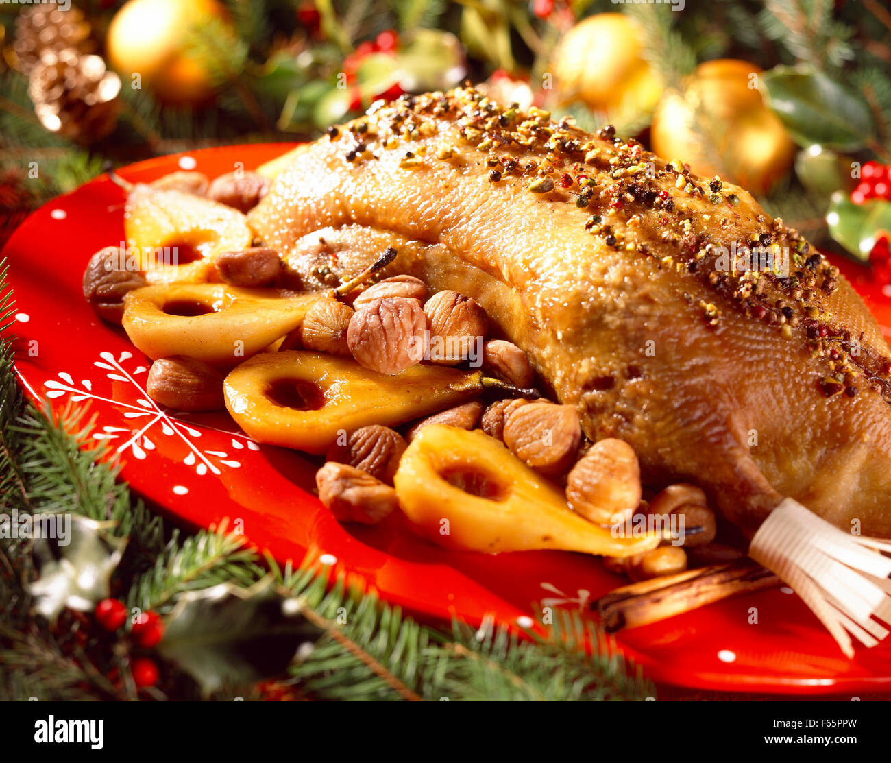Goose with pears step by step hi-res stock photography and images - Alamy