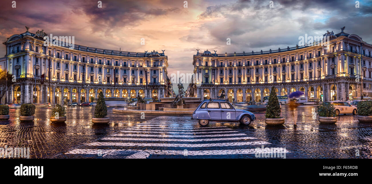 Republic Square Rome Stock Photos & Republic Square Rome Stock Images ...