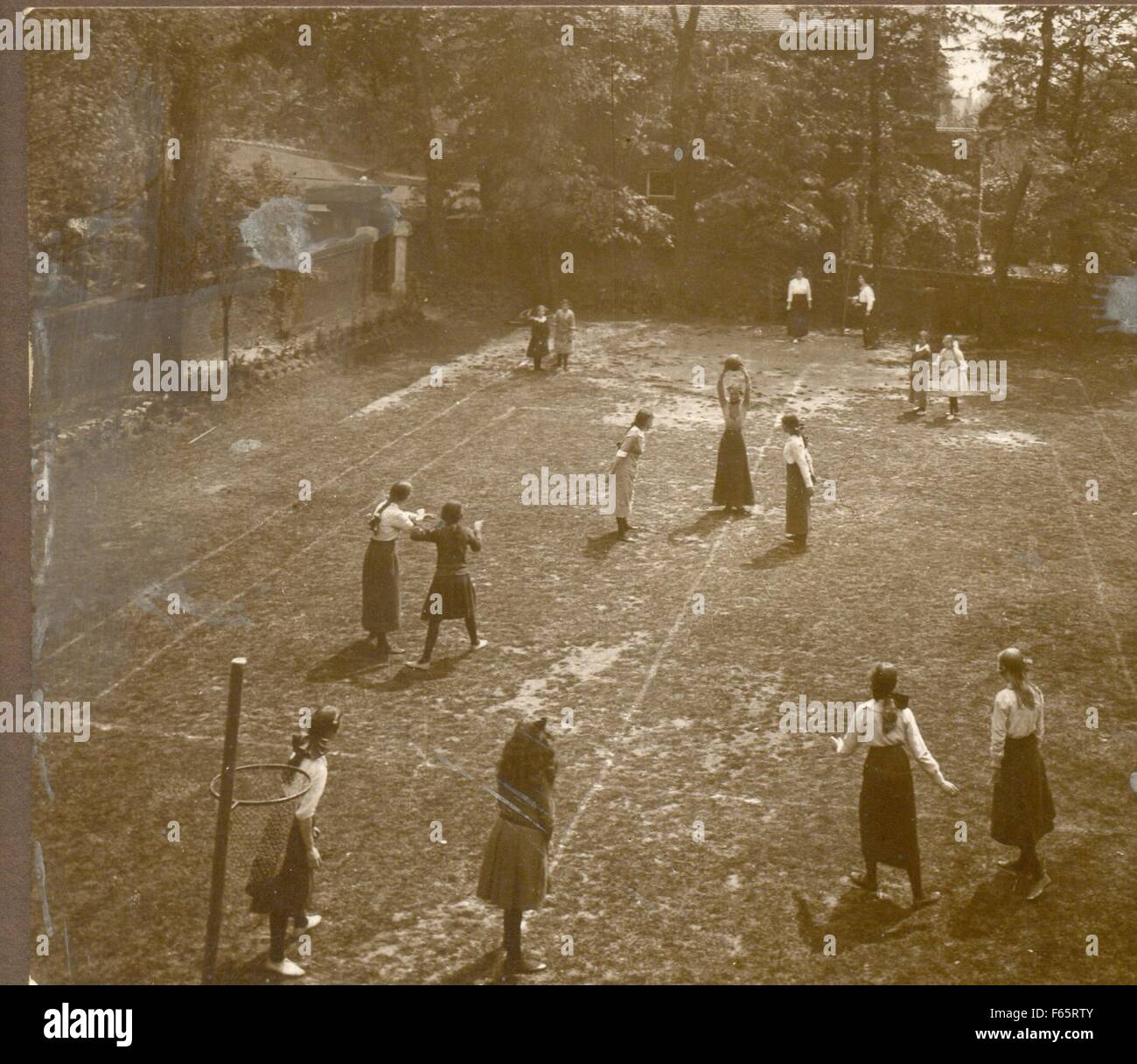 Ladies netball match Stock Photo - Alamy