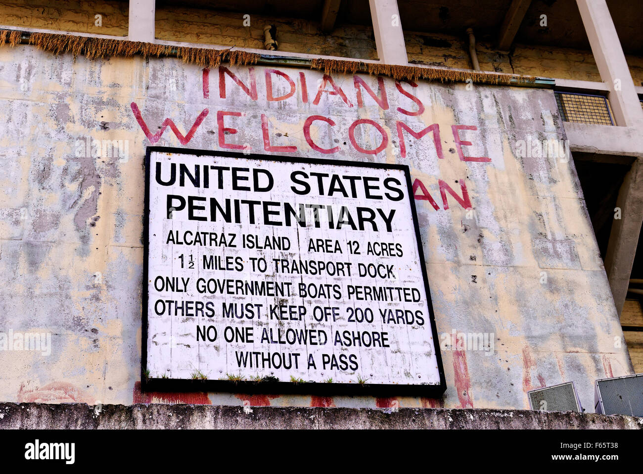 Alcatraz Prison Sign High Resolution Stock Photography and Images - Alamy