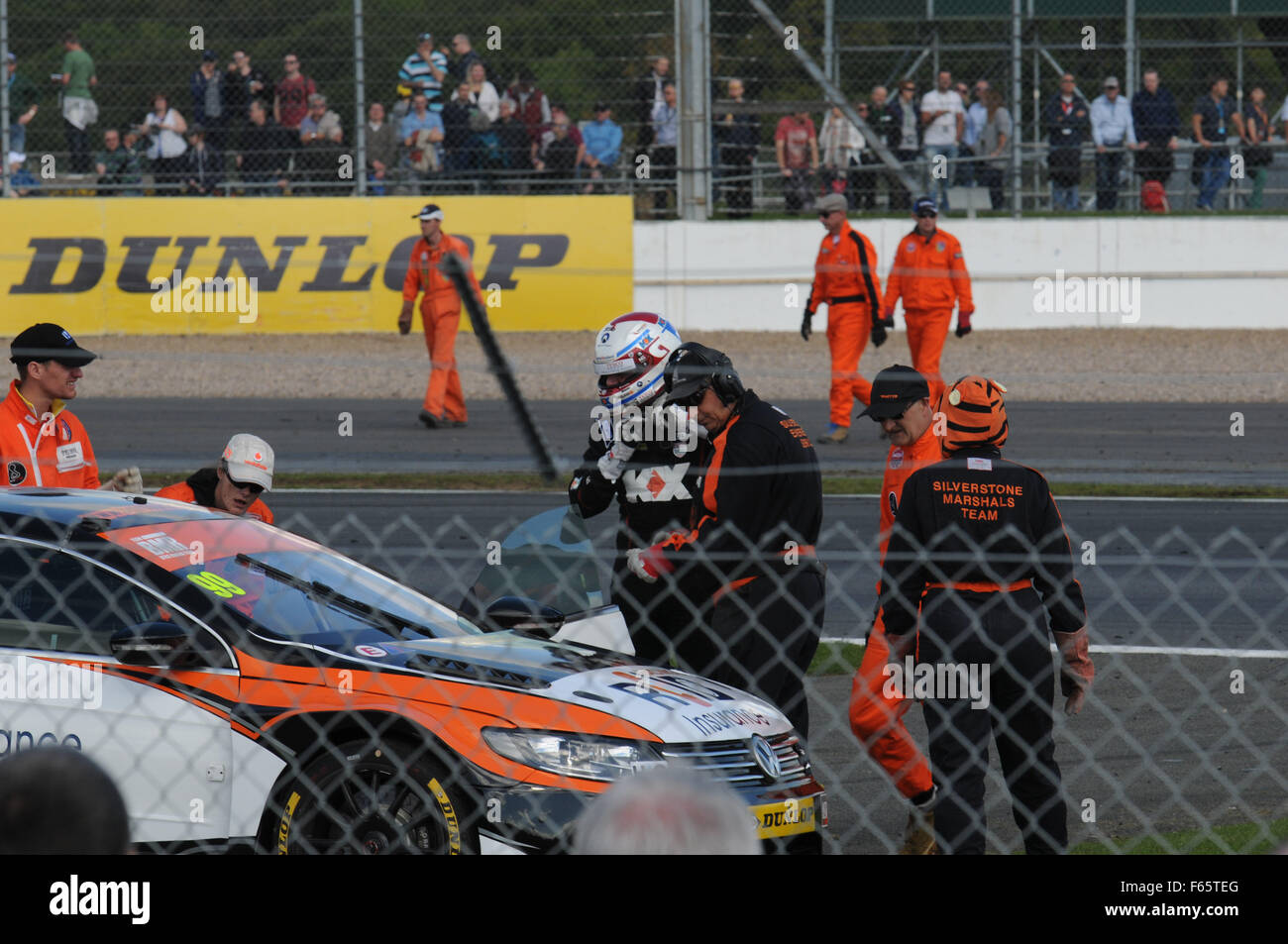 Touring car at silverstone race track side view Stock Photo - Alamy