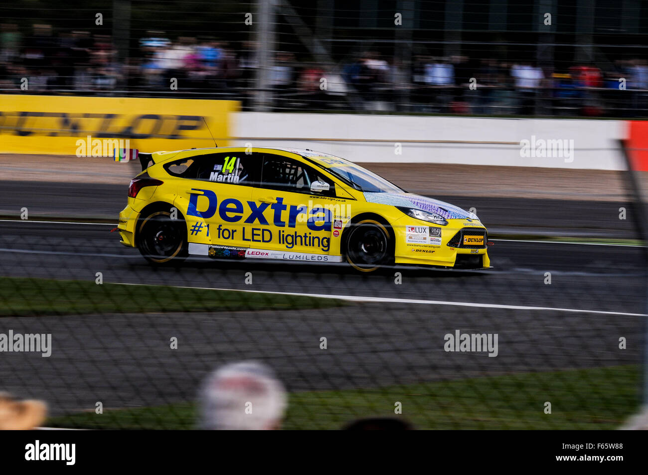 Touring car at silverstone race track side view Stock Photo - Alamy