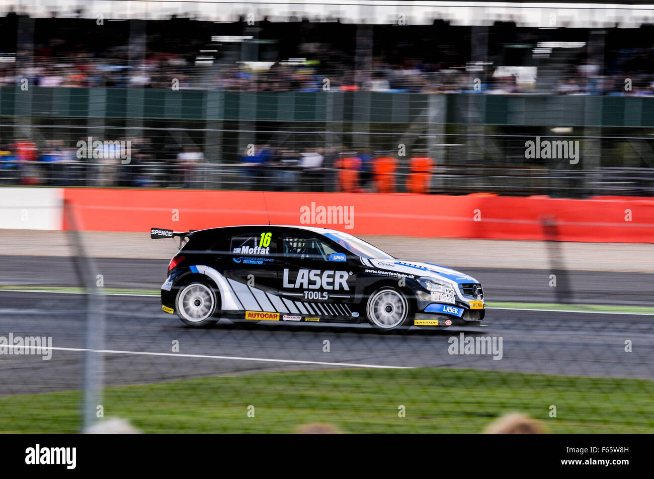 Touring car at silverstone race track side view Stock Photo - Alamy