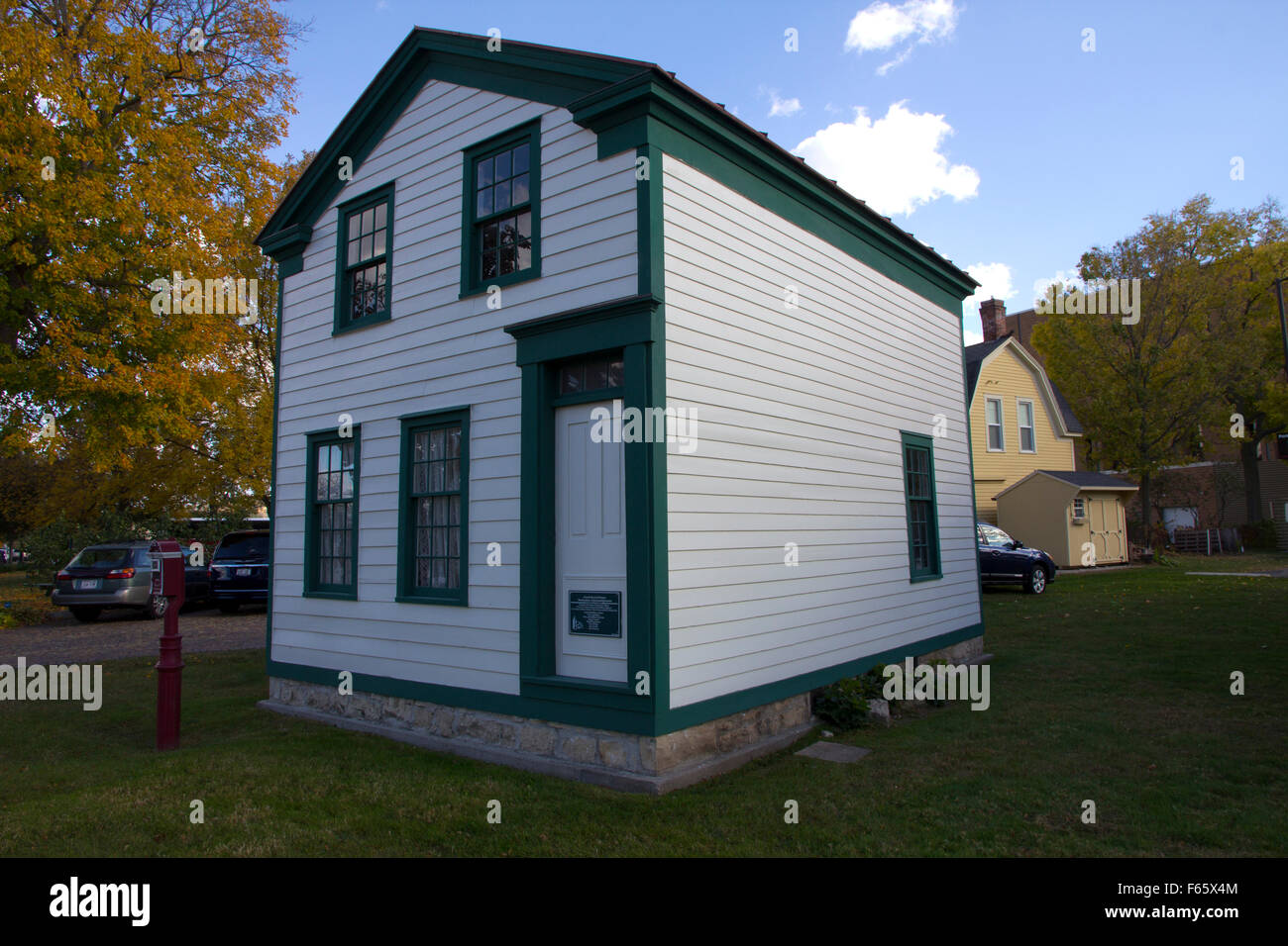This 1850 Greek Revival-style house is one of the oldest surviving ...
