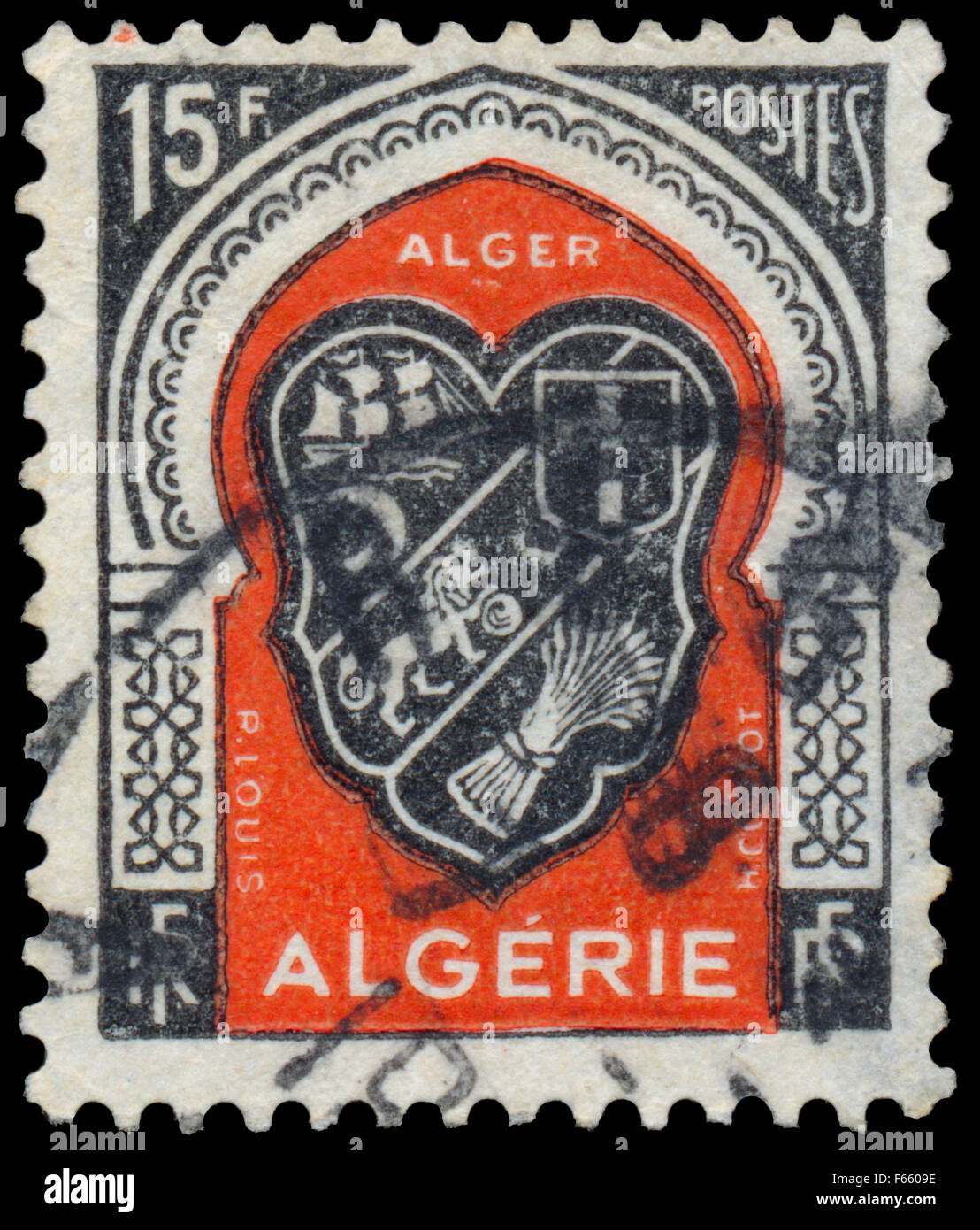 Algerian postage stamp algeria hi-res stock photography and images - Alamy