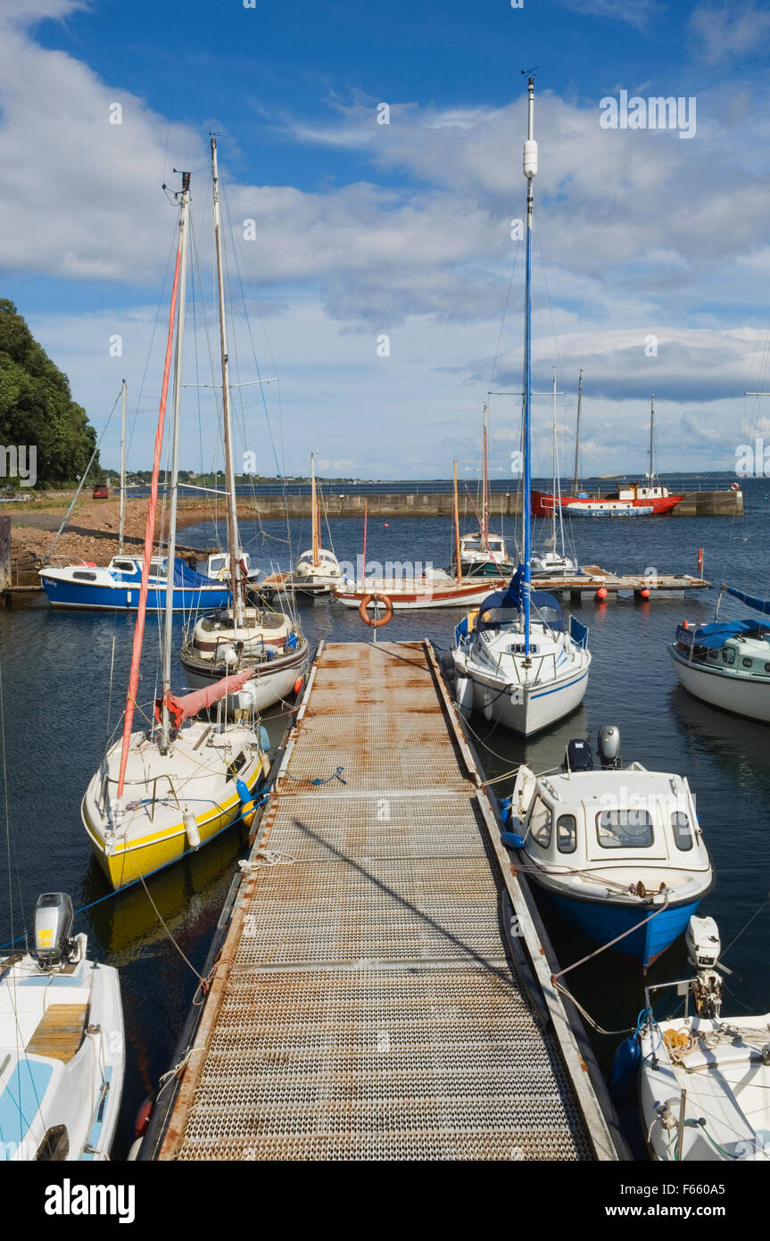 Avoch harbour on the Black isle, Ross-shire, Scotland Stock Photo - Alamy