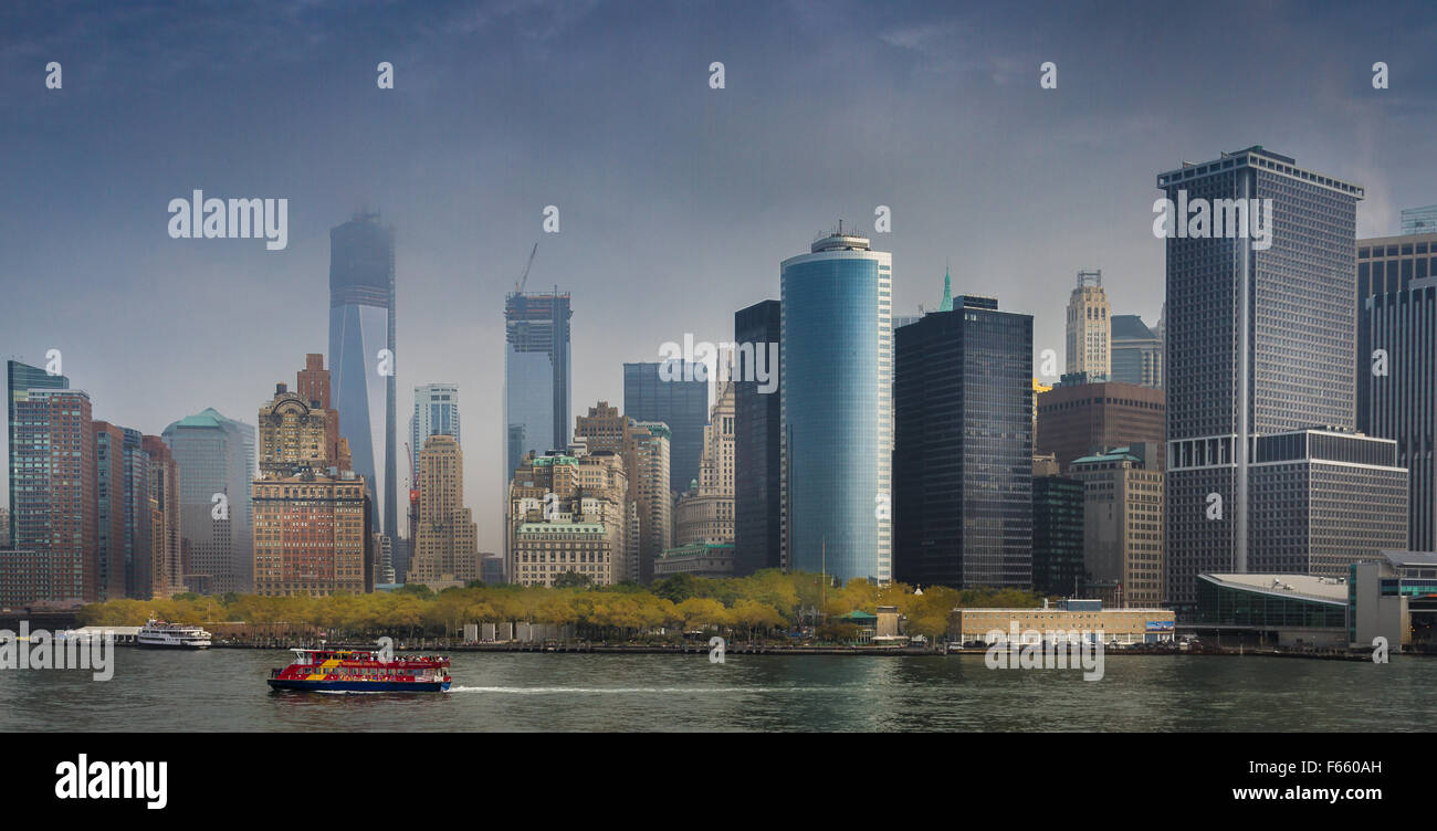 Manhattan island new york hi-res stock photography and images - Alamy