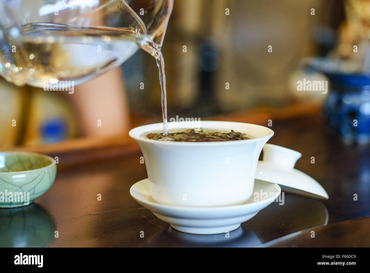 The Time of Tea Break Stock Photo - Alamy