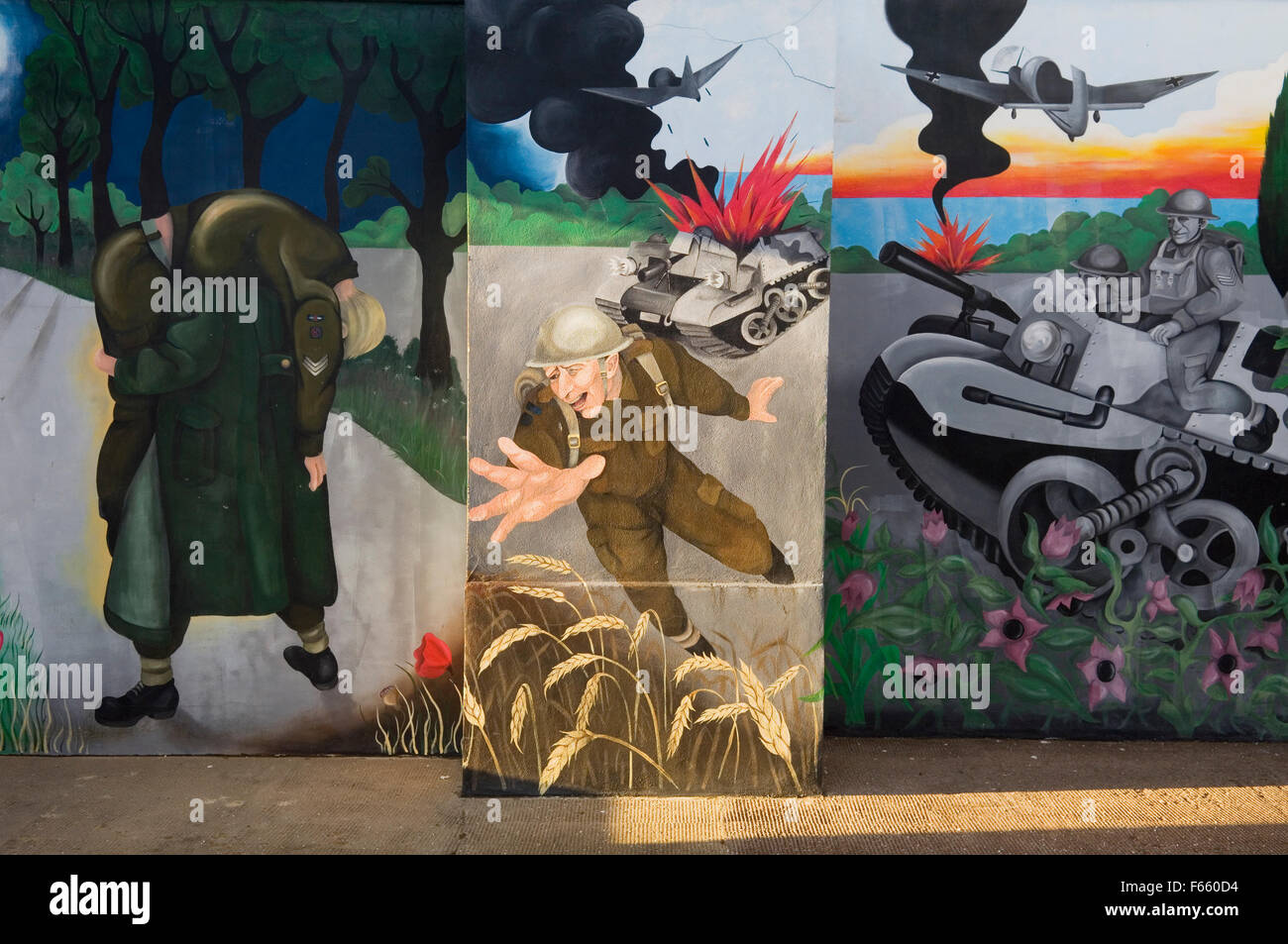 Wall mural local history artwork hi-res stock photography and images ...