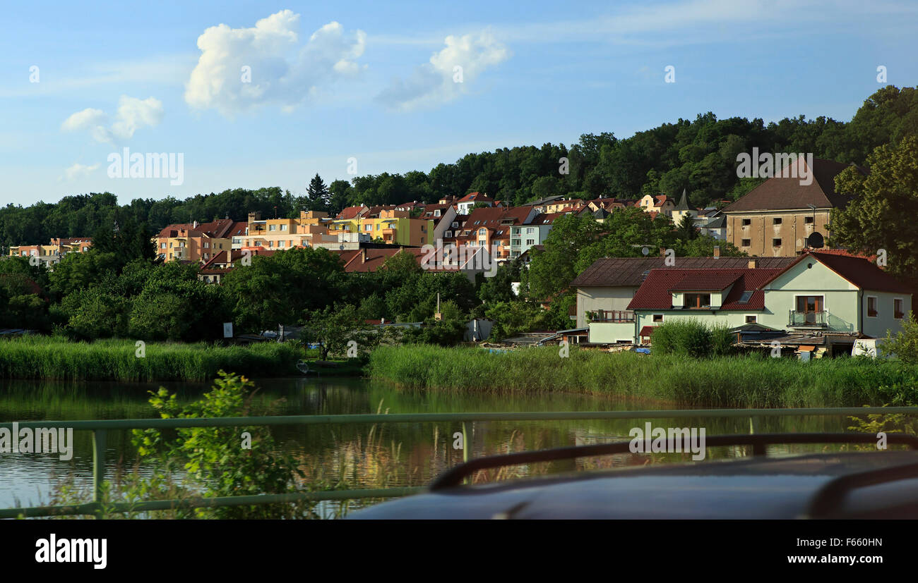 Beautiful summer landscape of suburb Prague Stock Photo - Alamy