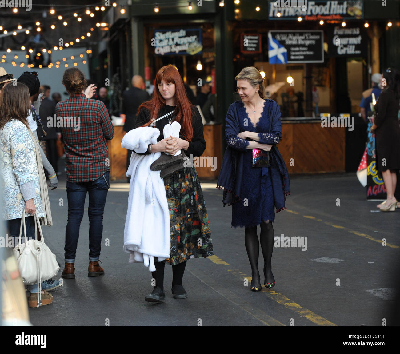 Renee Zellweger seen filming Bridget Jones in London Featuring: Renee ...