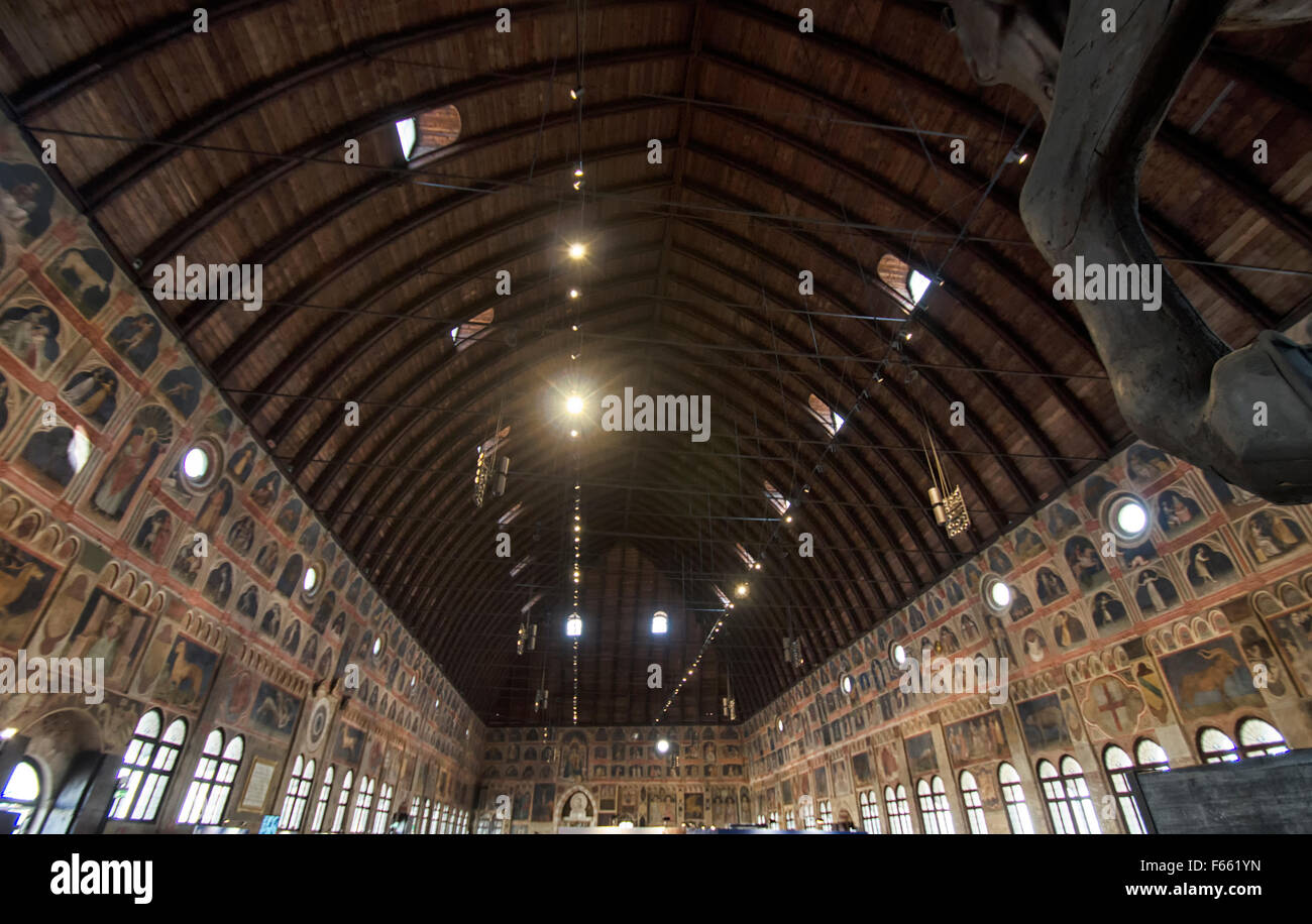 Interior view of historic building in Padova Stock Photo - Alamy