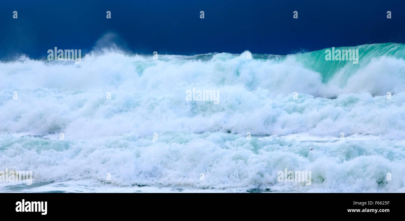 big ocean storm ( Commander Islands Stock Photo - Alamy