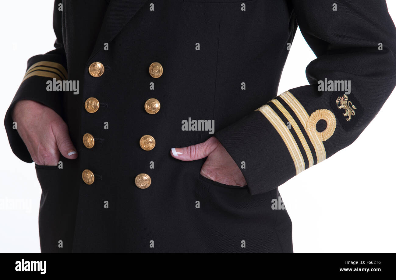Female Lt Commander naval officer in uniform Stock Photo - Alamy