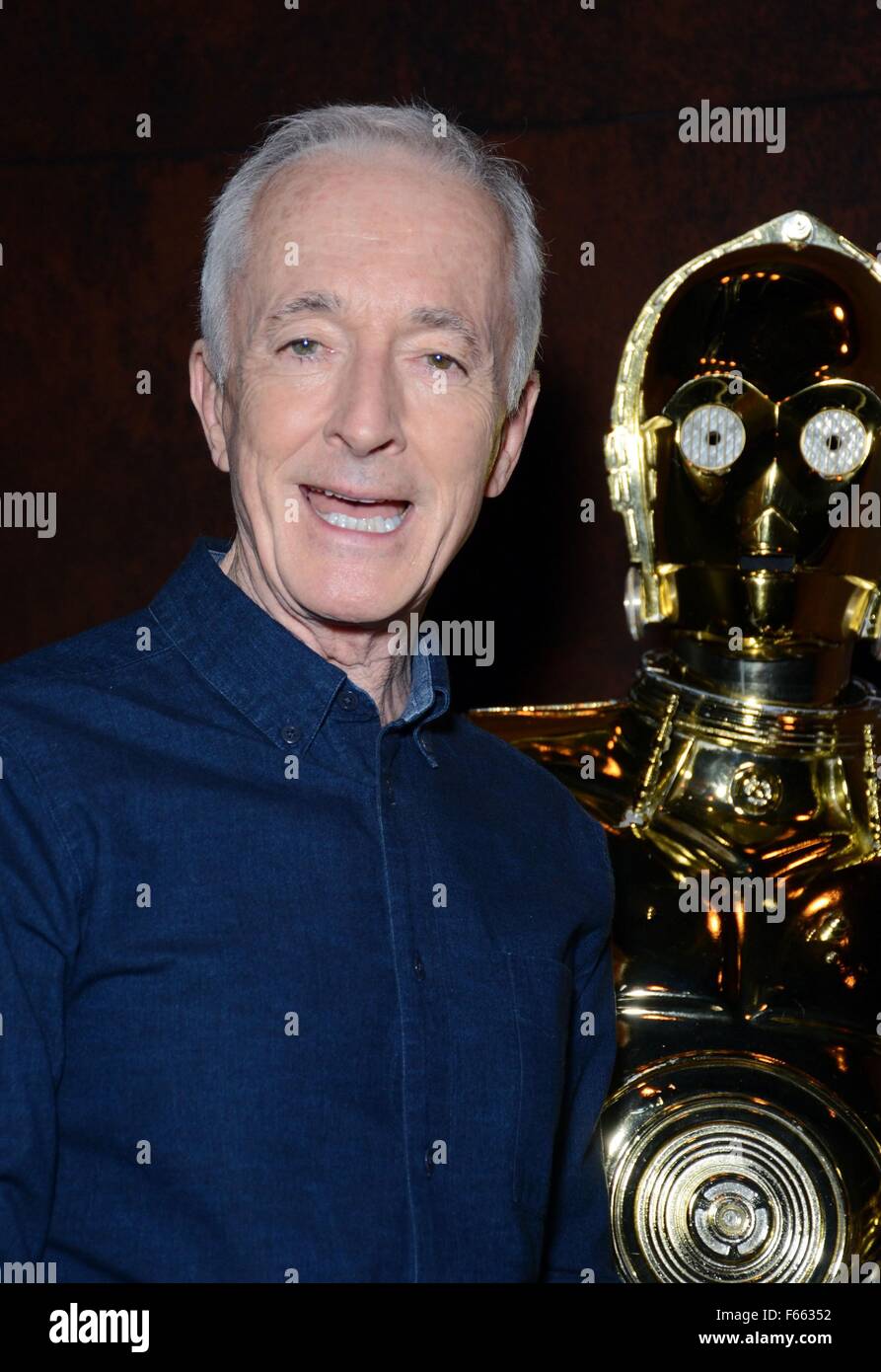 New York, NY, USA. 12th Nov, 2015. Anthony Daniels in attendance for ...