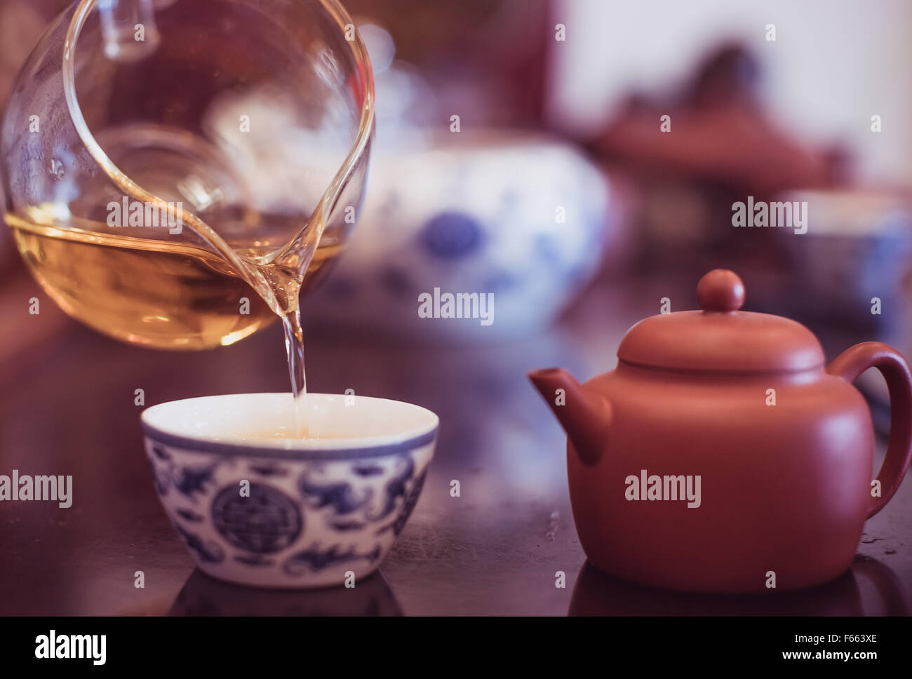 The Time of Tea Break Stock Photo - Alamy