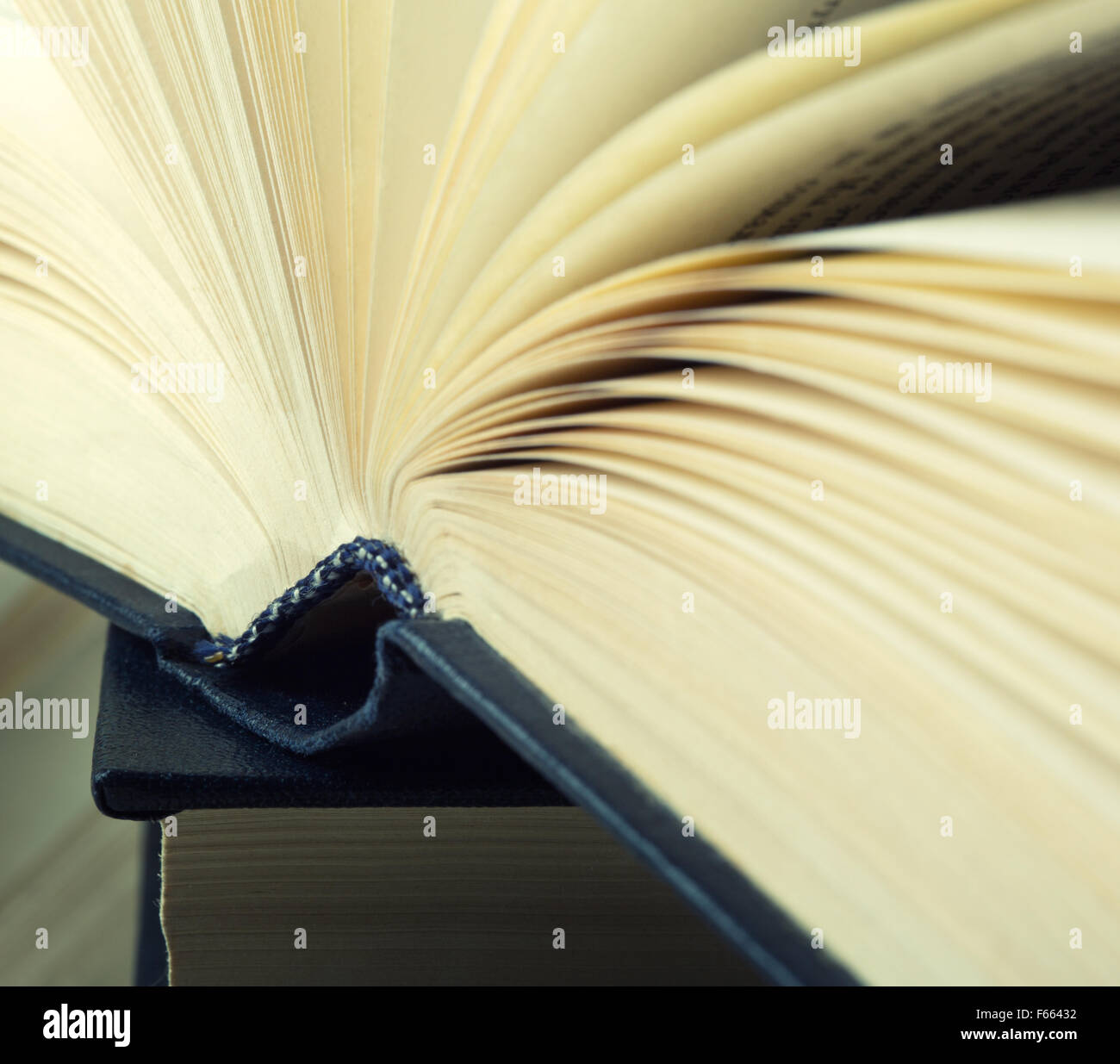 Vertical view open book on hi-res stock photography and images - Alamy