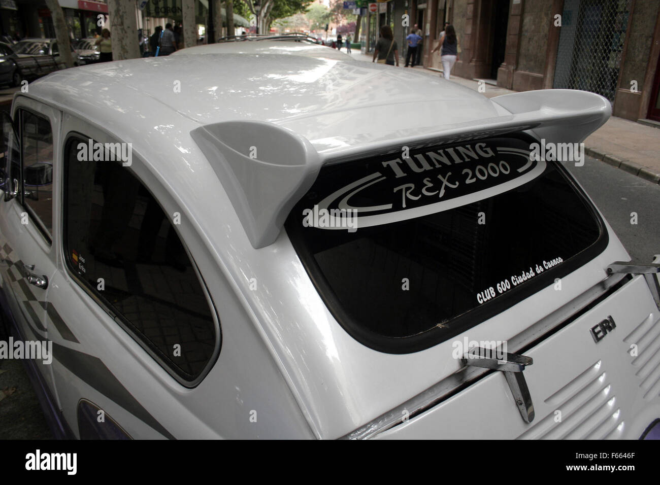 Seat 600, made in Spain under Fiat license. Spoiler Stock Photo - Alamy