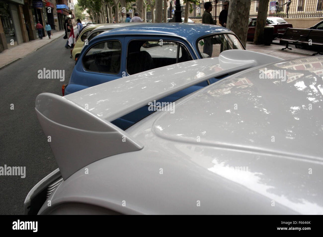 Seat 600, made in Spain under Fiat license. Spoiler Stock Photo - Alamy
